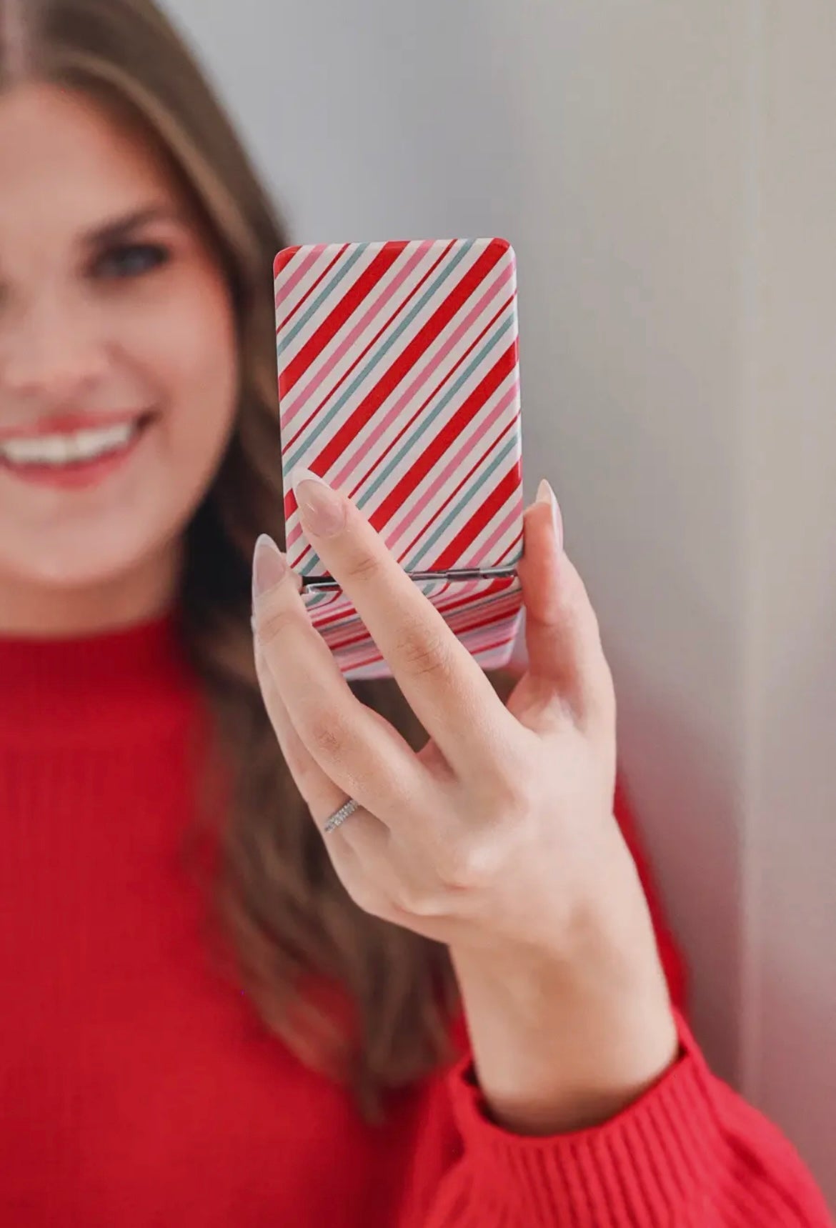 Compact Mirror - Candy Stripes – Style Junkie Boutique